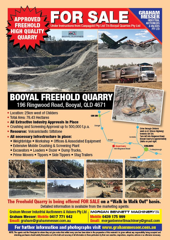 SOLD - BOOYAL FREEHOLD QUARRY